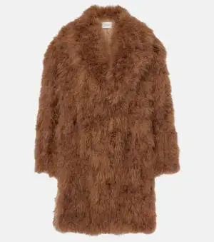YVES SALOMON Feather Coat