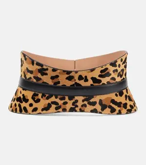 Alaïa Neo Bustier Calf Hair Corset