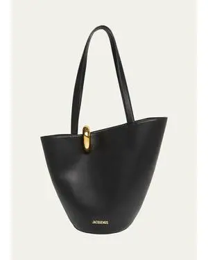 Jacquemus Leather Tote Bag