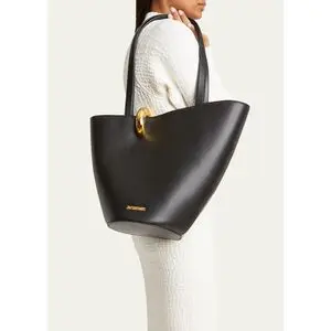 Jacquemus Leather Tote Bag