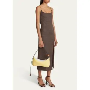 Jacquemus Leather Shoulder Bag - Yellow