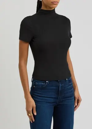 Paige Blanche Ribbed T-shirt