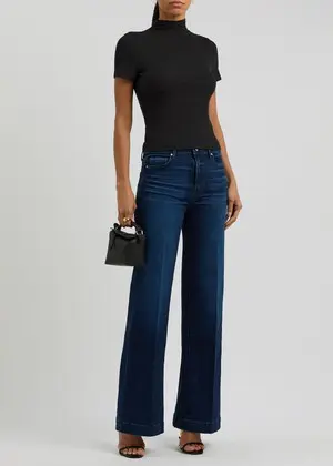 Paige Blanche Ribbed T-shirt