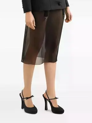 Dolce & Gabbana Chiffon Midi Skirt