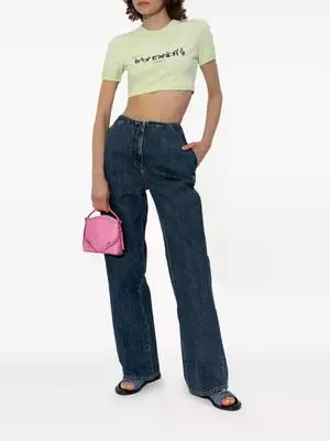 Givenchy 4g-embroidered Straight-leg Jeans