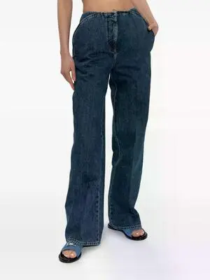 Givenchy 4g-embroidered Straight-leg Jeans