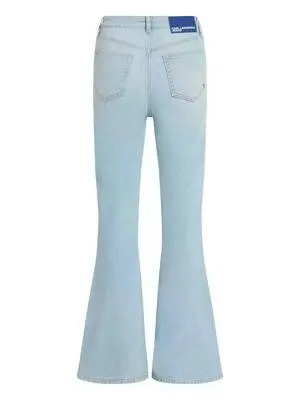 Karl Lagerfeld High-rise Flare Jeans