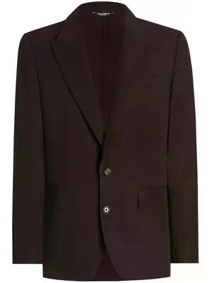 Dolce & Gabbana Single-breasted Blazer - Brown
