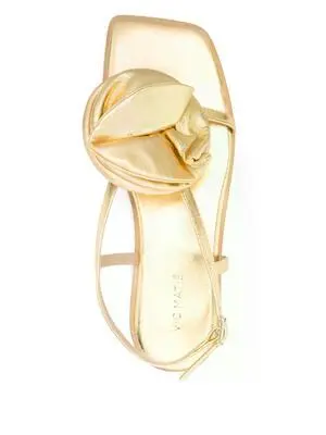 VIC MATIE Metallic Sandals - Gold