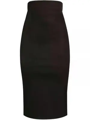 Dolce & Gabbana High-waist Midi Skirt - Black