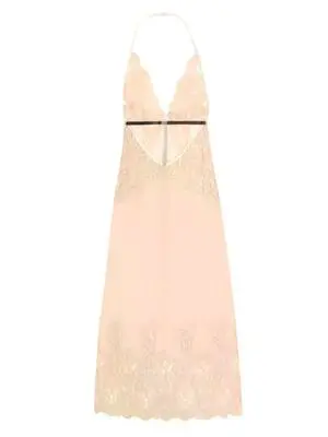 Dolce & Gabbana Lace-appliqué Nightdress - Neutrals