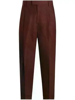 Dolce & Gabbana Straight-leg Tailored Trousers - Brown