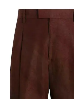 Dolce & Gabbana Straight-leg Tailored Trousers - Brown