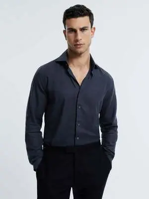 ATELIER Croydon Italian Cotton Cashmere Shirt