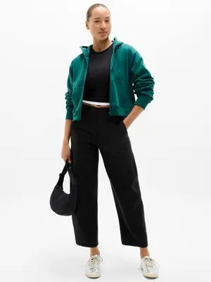 Athleta Skyline High Rise Barrel Leg Pant Black