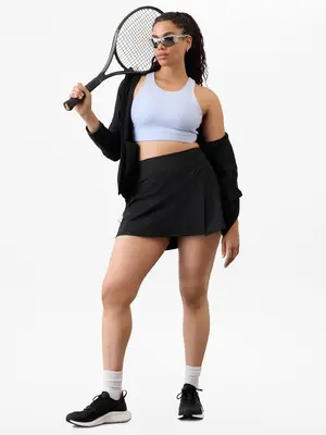 Athleta Crosscourt High Rise 14" Skort - Black
