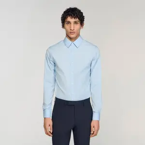 Sandro Plain Shirt - Blue Sky