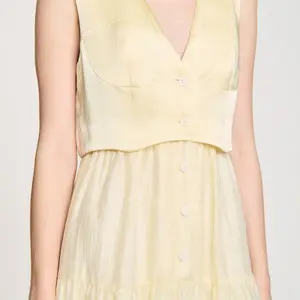 Sandro Linen Maxi Dress