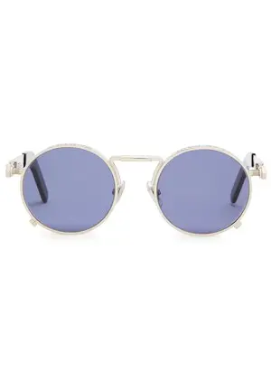 JEAN PAUL GAULTIER Round-frame Sunglasses - Silver