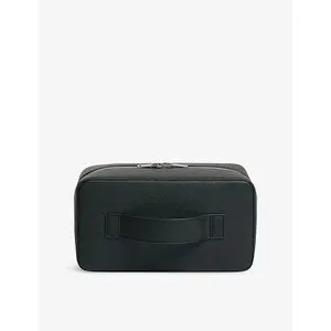 Sandro Logo-embossed Leather Washbag