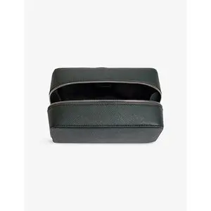 Sandro Logo-embossed Leather Washbag