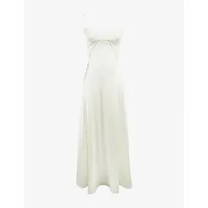 Ivory Satin Slip Dresses