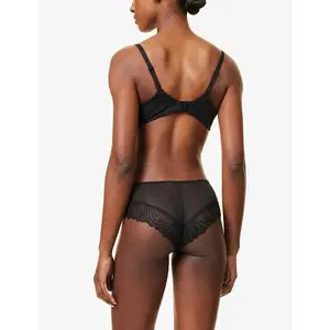 Chantelle Legend Underwire Plunge Stretch-wovent-shirt Bra
