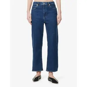 FRAME The Ruler Crop Straight-leg Jeans
