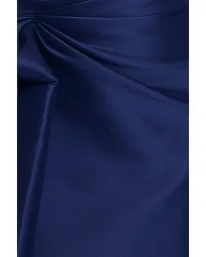 Aqua Draped Gown