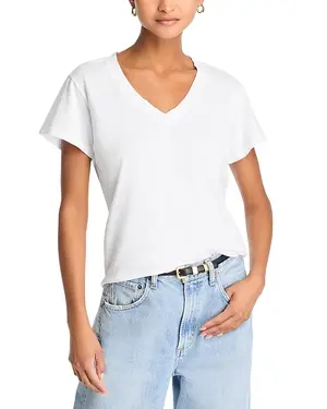 Perfectwhitetee V Neck T-shirts For Women