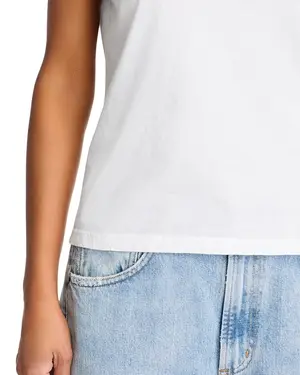 PERFECTWHITETEE Hendrix V-neck Tee - White