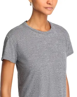 PERFECTWHITETEE Harley Boxy Tee - Heather Grey
