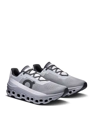 On Cloudmonster Running Sneakers - Alloy