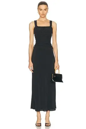 Staud Nic Silk Maxi Dress