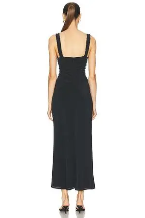 Staud Nic Silk Maxi Dress
