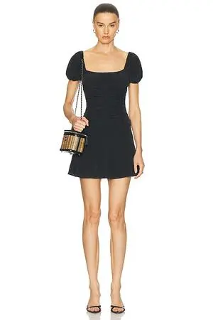 Staud Elba Mini Silk Dress