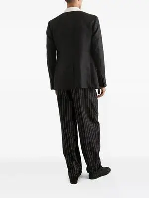 Dolce & Gabbana Striped Tailored Trousers - Black