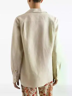 Dolce & Gabbana Peak-lapel Collar Shirt - Brown
