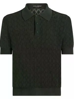 Dolce & Gabbana Knitted Polo Shirt