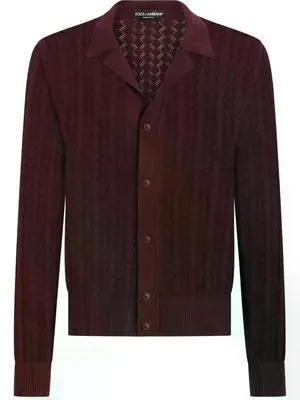 Dolce & Gabbana Zigzag-knit Cardigan