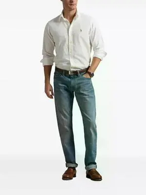 Polo Ralph Lauren Embroidered Pony Tapered Jeans - Blue