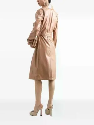Dolce & Gabbana Belted Trench Coat - Brown
