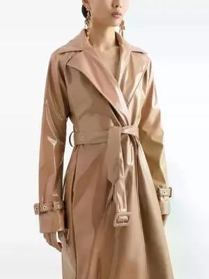 Dolce & Gabbana Belted Trench Coat - Brown