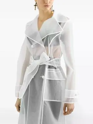 Dolce & Gabbana Double-breasted Trench Coat - White