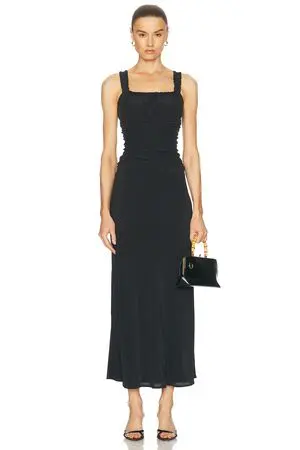 Staud Nic Silk Maxi Dress