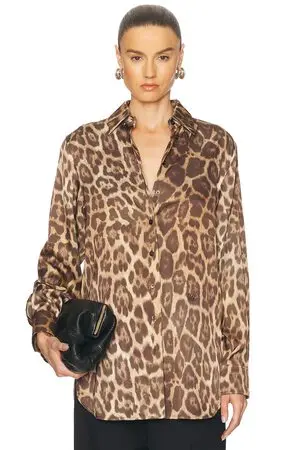 Stella Mccartney Animal Print Shirts For Women