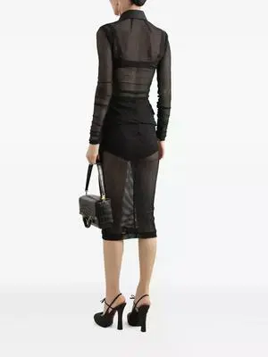 Dolce & Gabbana Mesh Midi Skirt