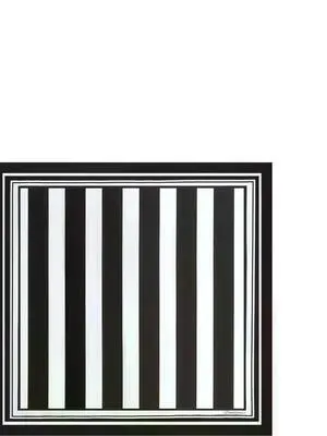 Dolce & Gabbana Striped Scarf - Black