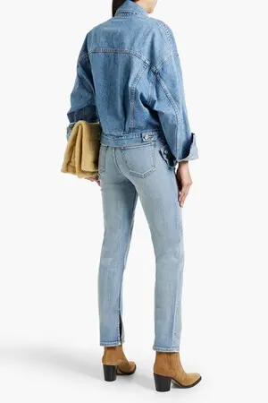 GANNI Mid-rise Straight-leg Jeans