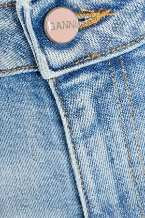 GANNI Mid-rise Straight-leg Jeans